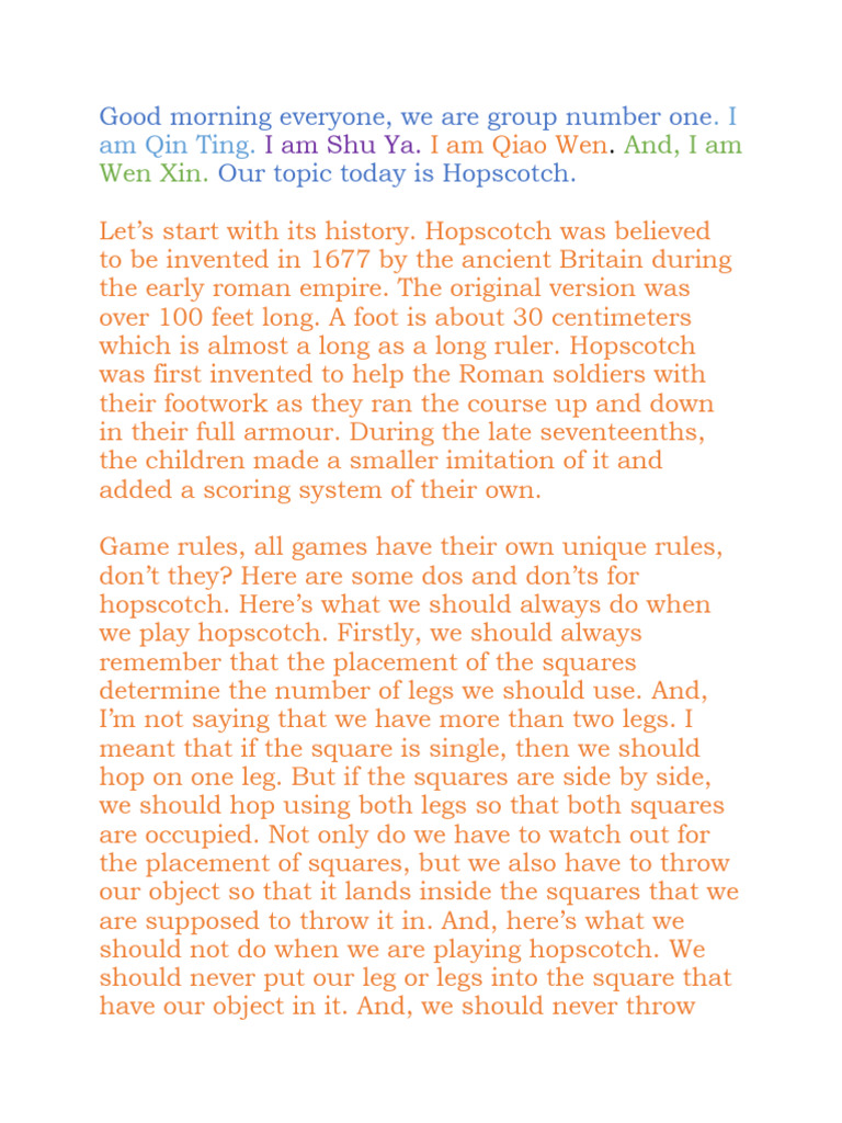 Presentation Script | PDF