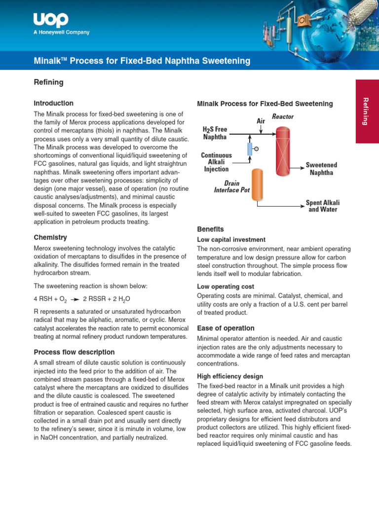6 Minalk For Merox | PDF | Chemical Process Engineering | Materials