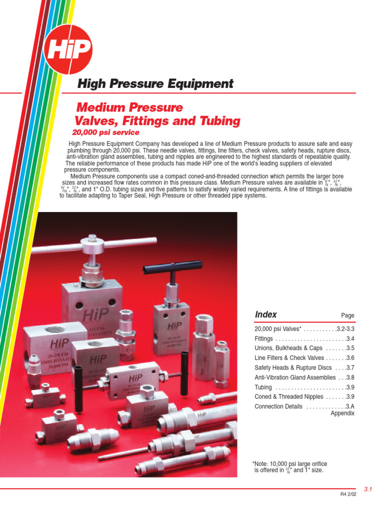 HIP | PDF | Pipe (Fluid Conveyance) | Valve