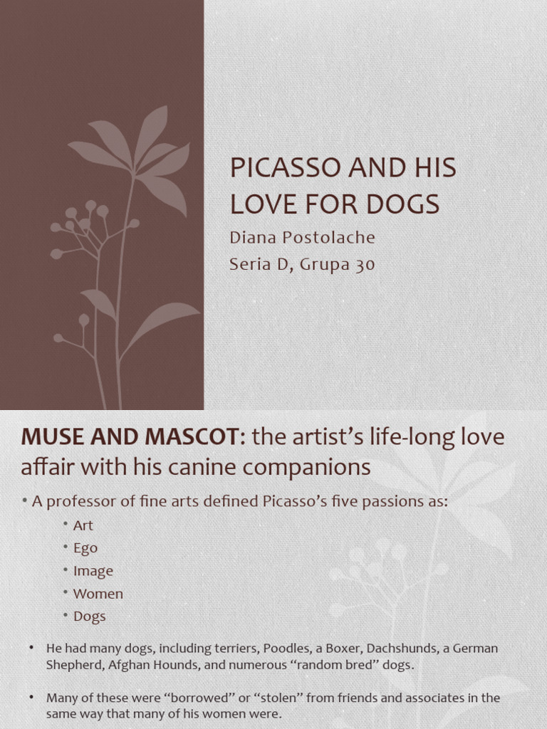 Picasso and Dogs | PDF | Art | Classics