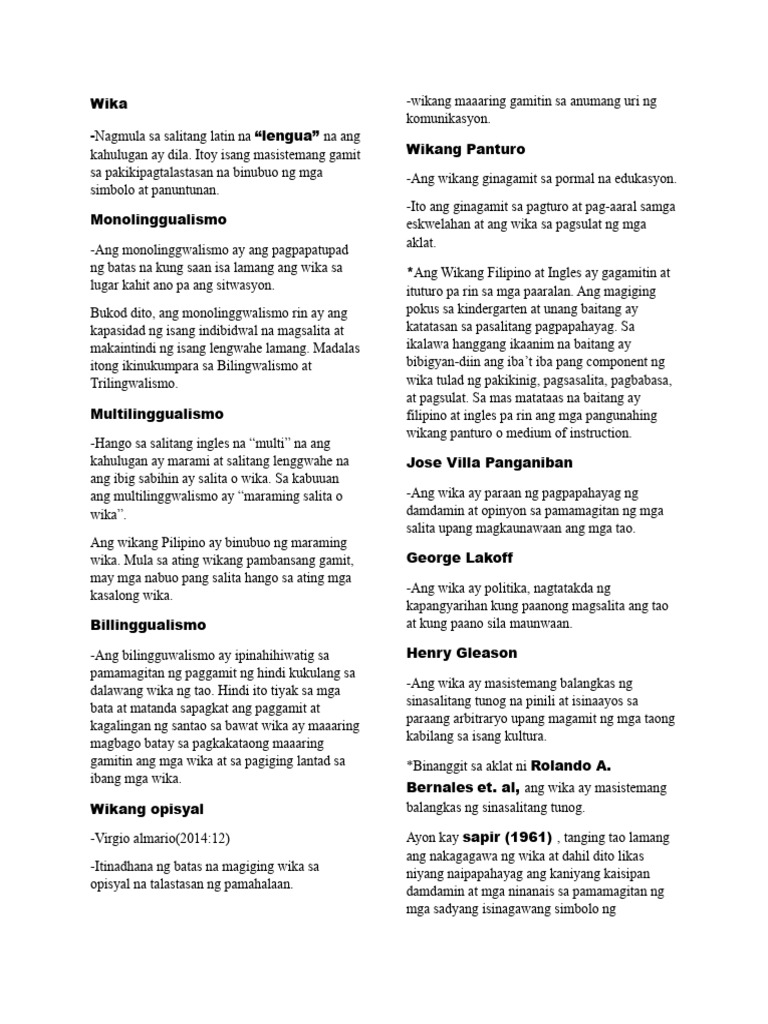 KPWKP Reviewer | PDF