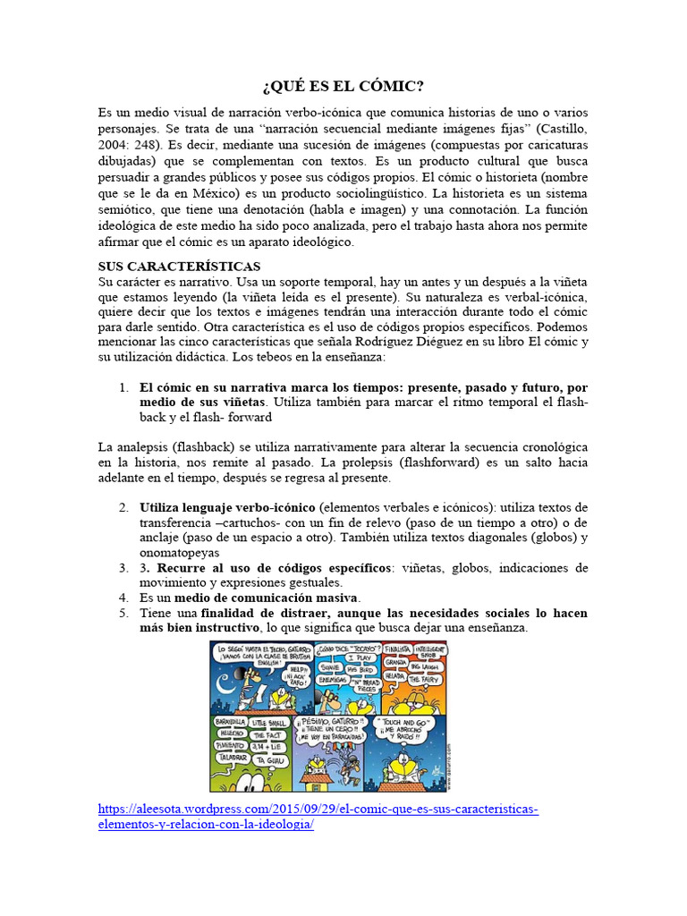 Qué Es El Cómic | PDF | Cómics
