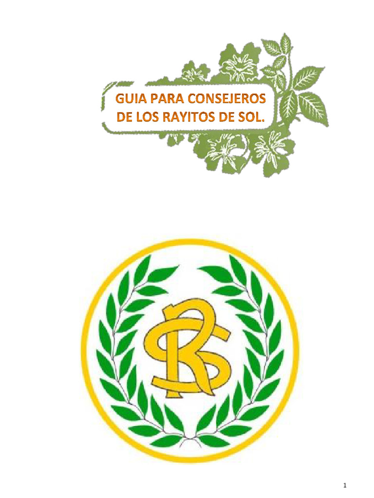 Guia para Consejeros de Los Rayitos de Sol | PDF | Oración | Amor