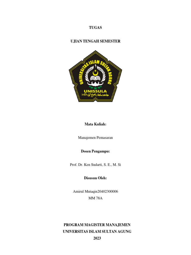 TUGAS Uts Prof Ken | PDF