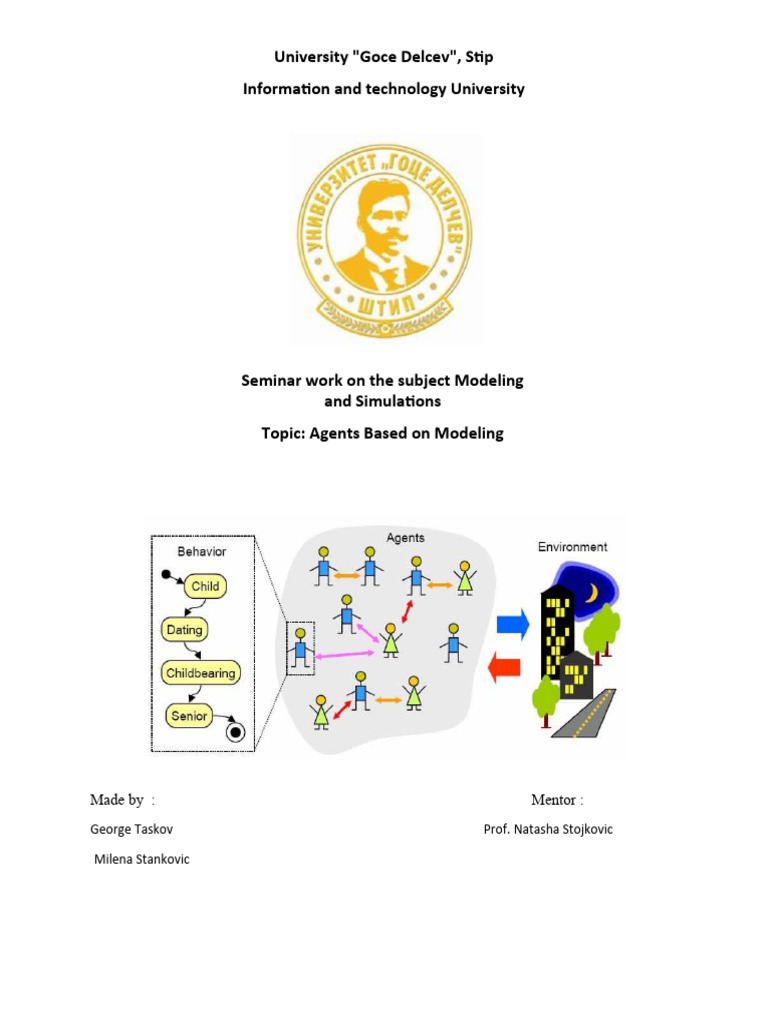 Моделирање 2 Fin | Download Free PDF | Agent Based Model | Simulation