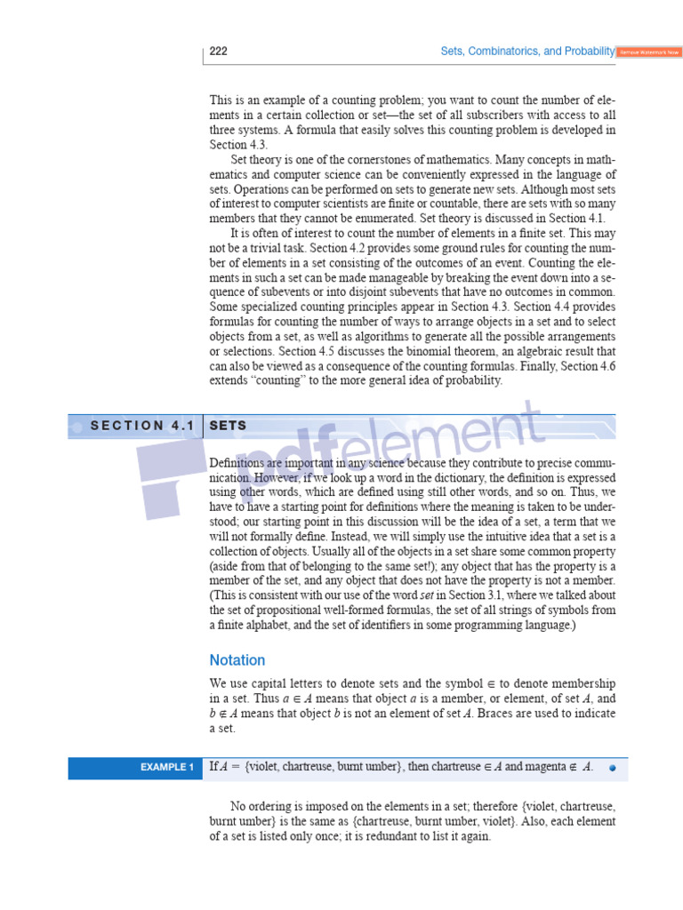 03 - Sets | PDF | Set (Mathematics) | Mathematical Concepts