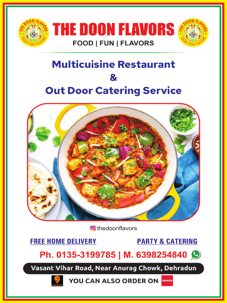 The Doon Flavors | PDF