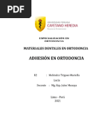 Cementado de Brackets en Ortodoncia | PDF | Ortodoncia | Adhesión
