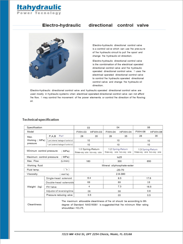 Valvula Cetop 03 | PDF | Valve | Dynamics (Mechanics)