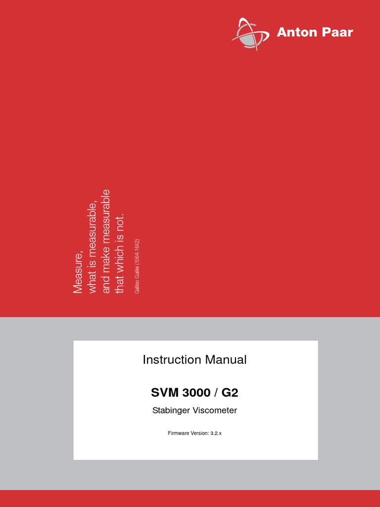 SVM 3000 g2 Instruction Manual | Download Free PDF | Oil | Electrical Connector