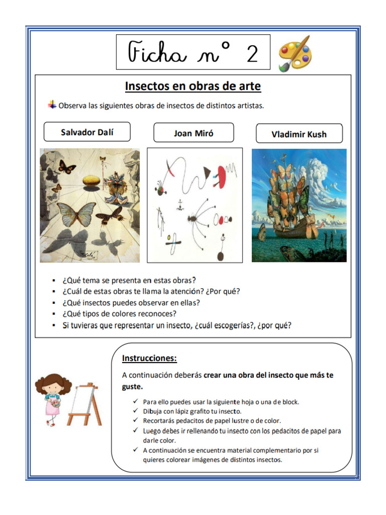Ficha 2 Artes 3° | PDF