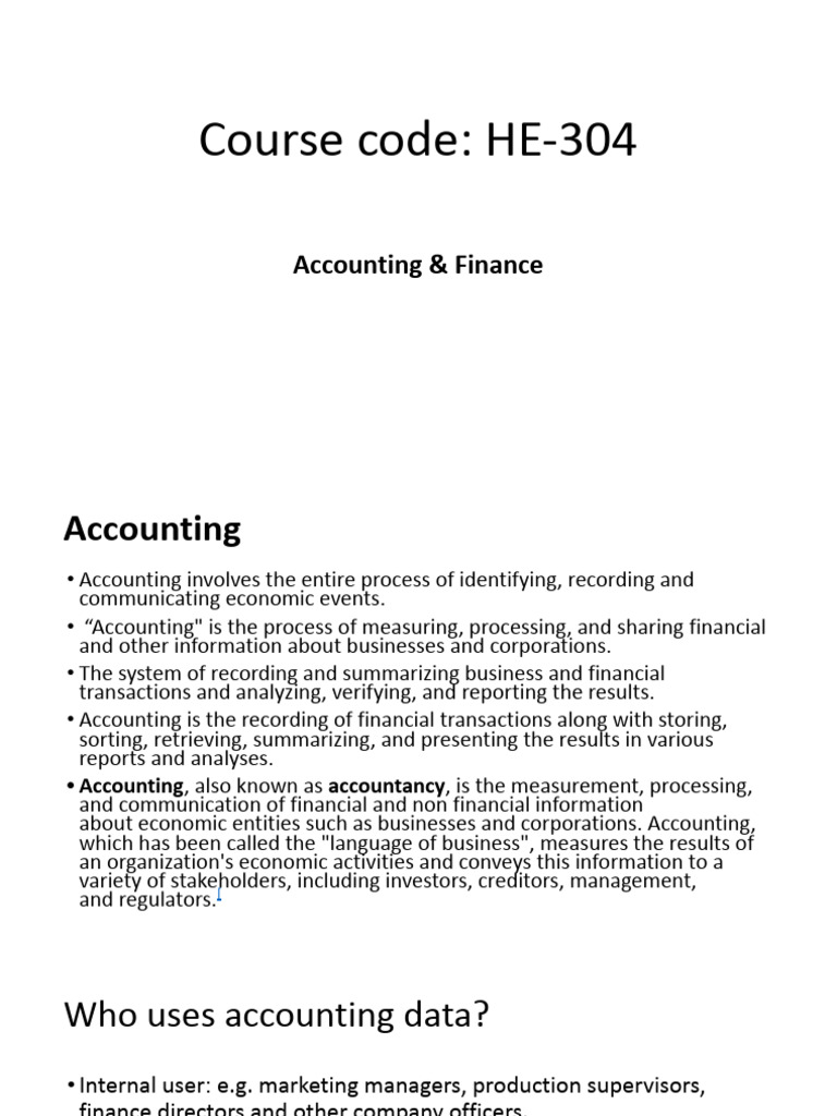 Ihe 304 | PDF | Debits And Credits | Deferral