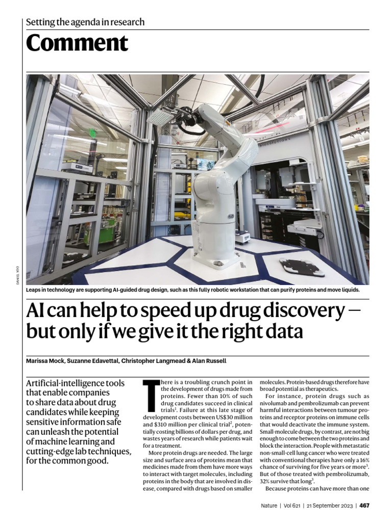 AI Can Help To Speed Up Drug Discovery - But Only If We Give It The ...