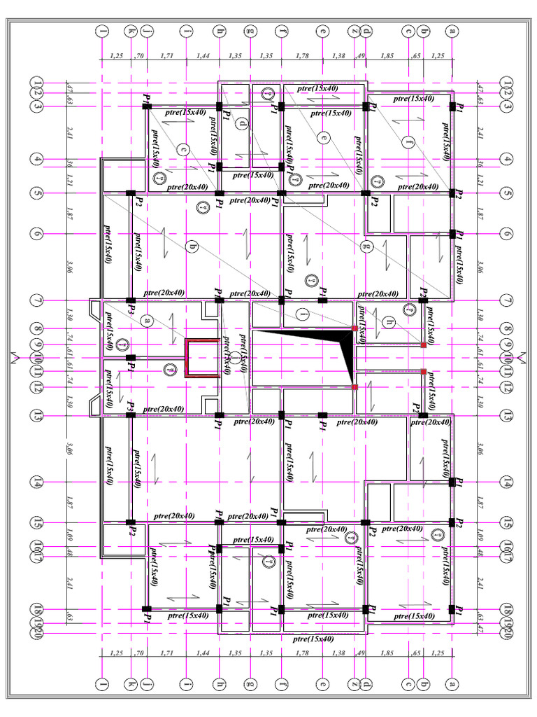 Poteaux et poutres en béton pour construction | PDF | Conception ...