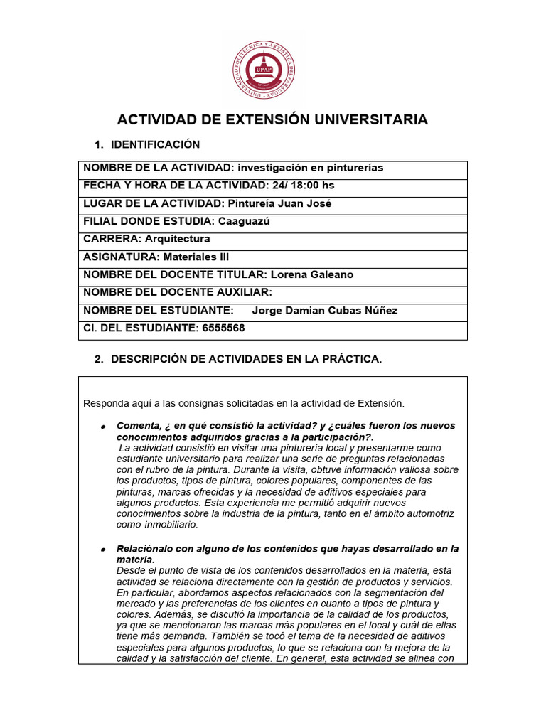 Semana Iv - Ficha Extensión - Materiales III-1 | PDF | Marketing