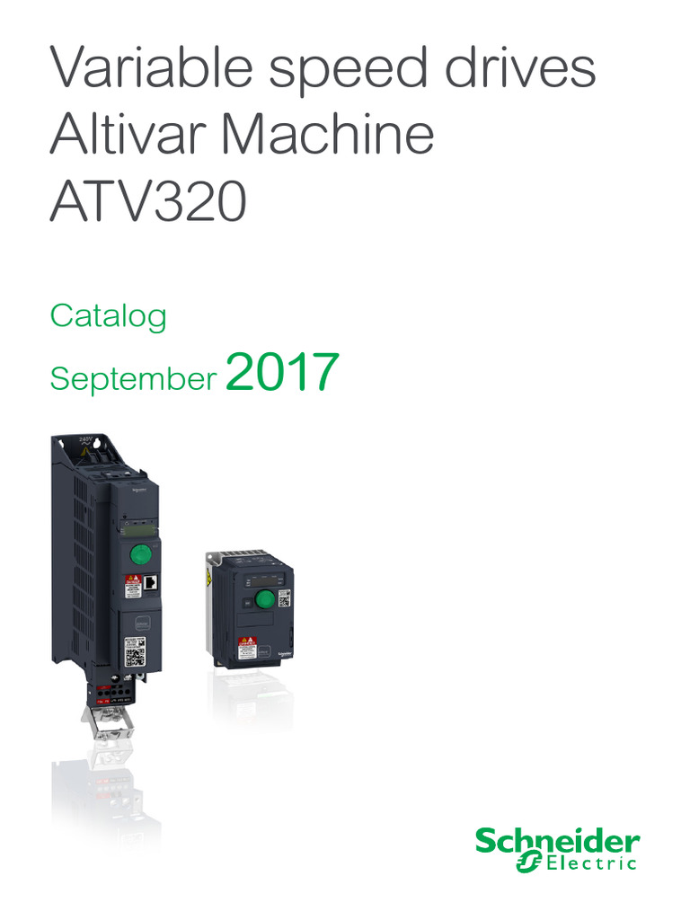 Altivar Machine ATV320 Overview | PDF | Electric Motor | Electrical ...