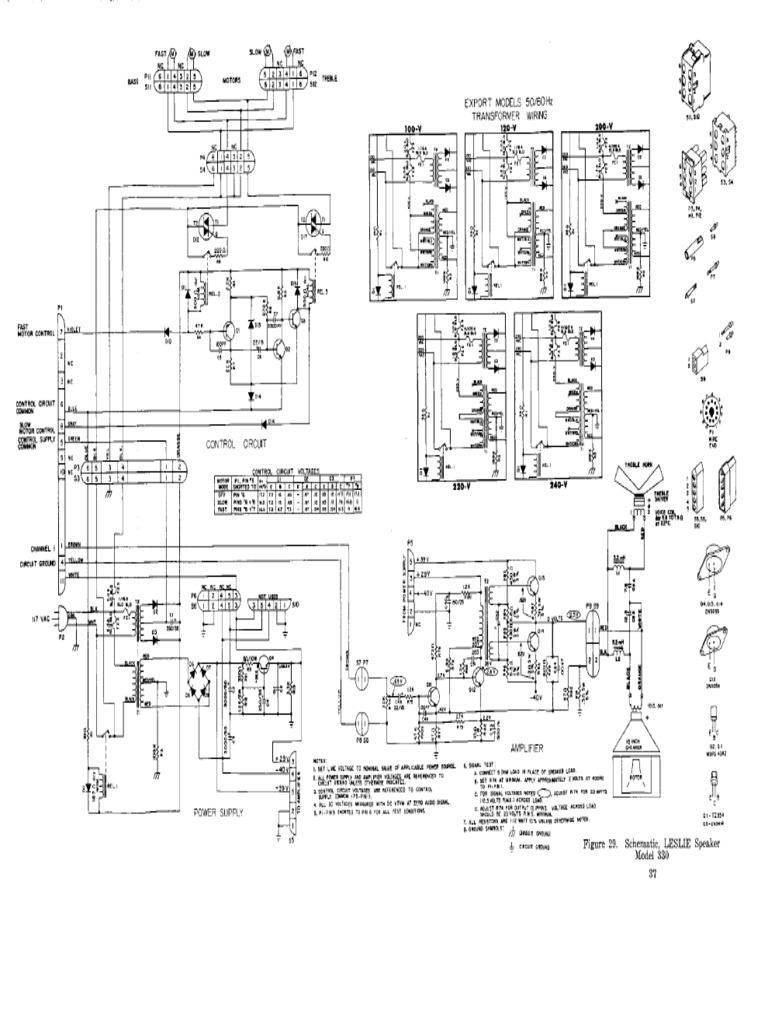 Leslie 330 Schematic | PDF