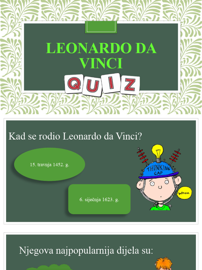 Leonardo Da Vinci | PDF