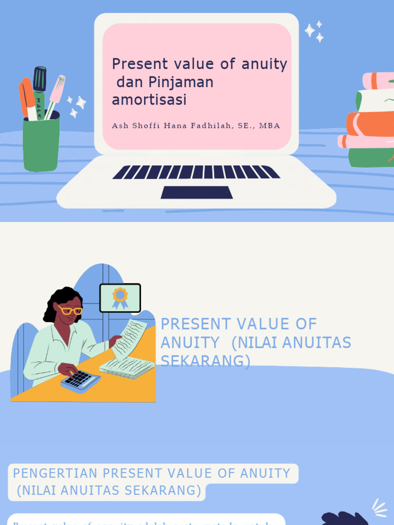 Present Value Anuity and Amortization | PDF | Pengelolaan Keuangan & Uang | Hukum