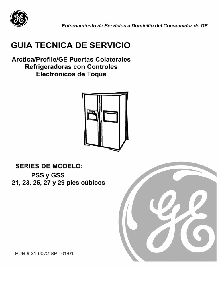Gemanserv Manual General Electric | PDF | Termostato | Refrigerador
