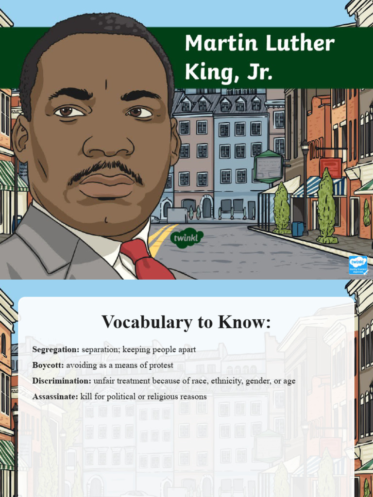Martin Luther King PowerPoint | PDF | Martin Luther King Jr. | Social ...