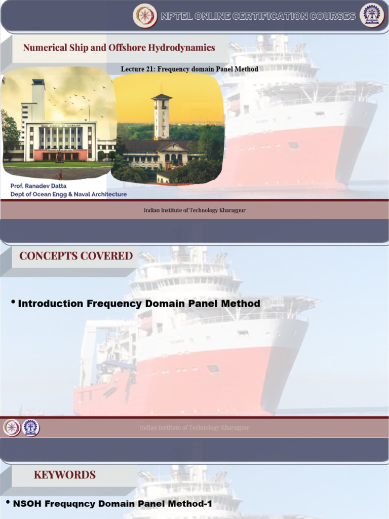 Numerical Ship and Offshore hydrodynamics | PDF | Green's Function | Mathematical Concepts