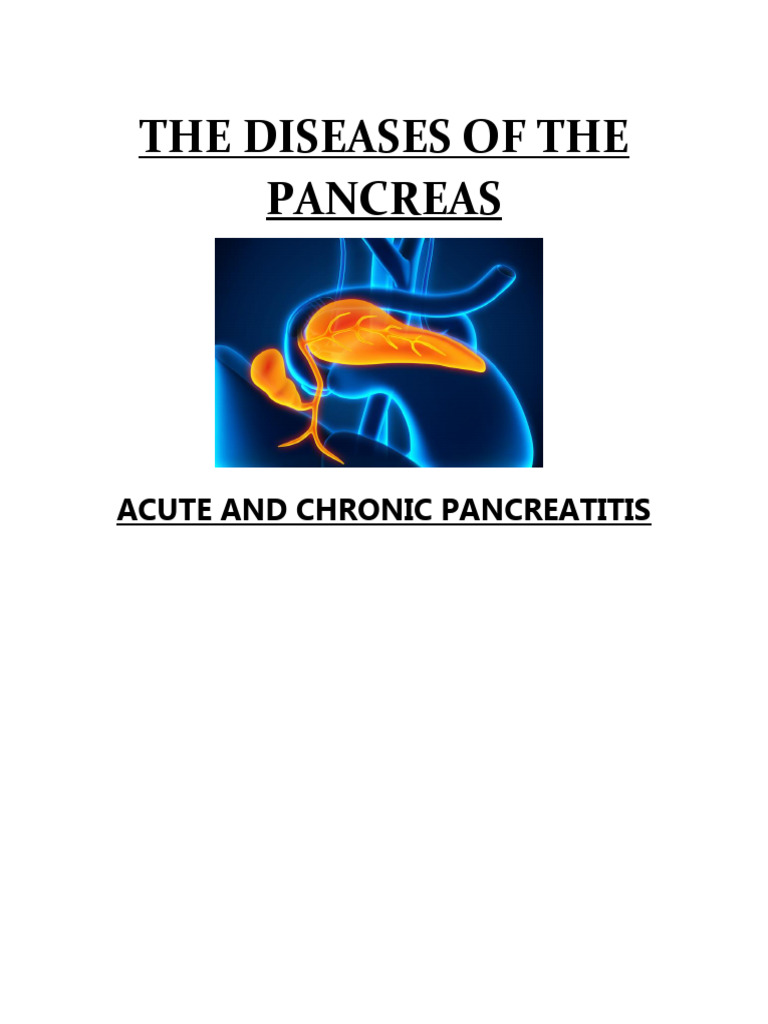 The Diseases of The Pancreas | Download Free PDF | Pancreas ...