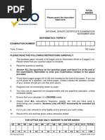 NSC Mathematics P2 Info Sheet 2024 | PDF | Student Assessment And ...