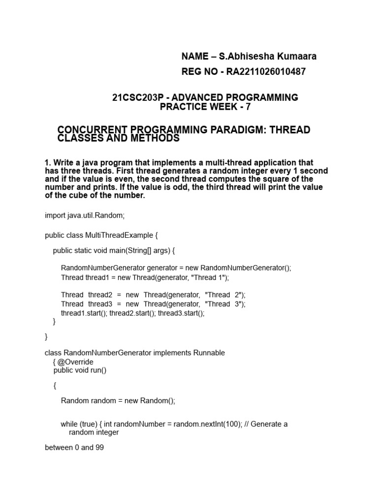 APP Assignment | PDF | Computer Science | Concurrent Computing