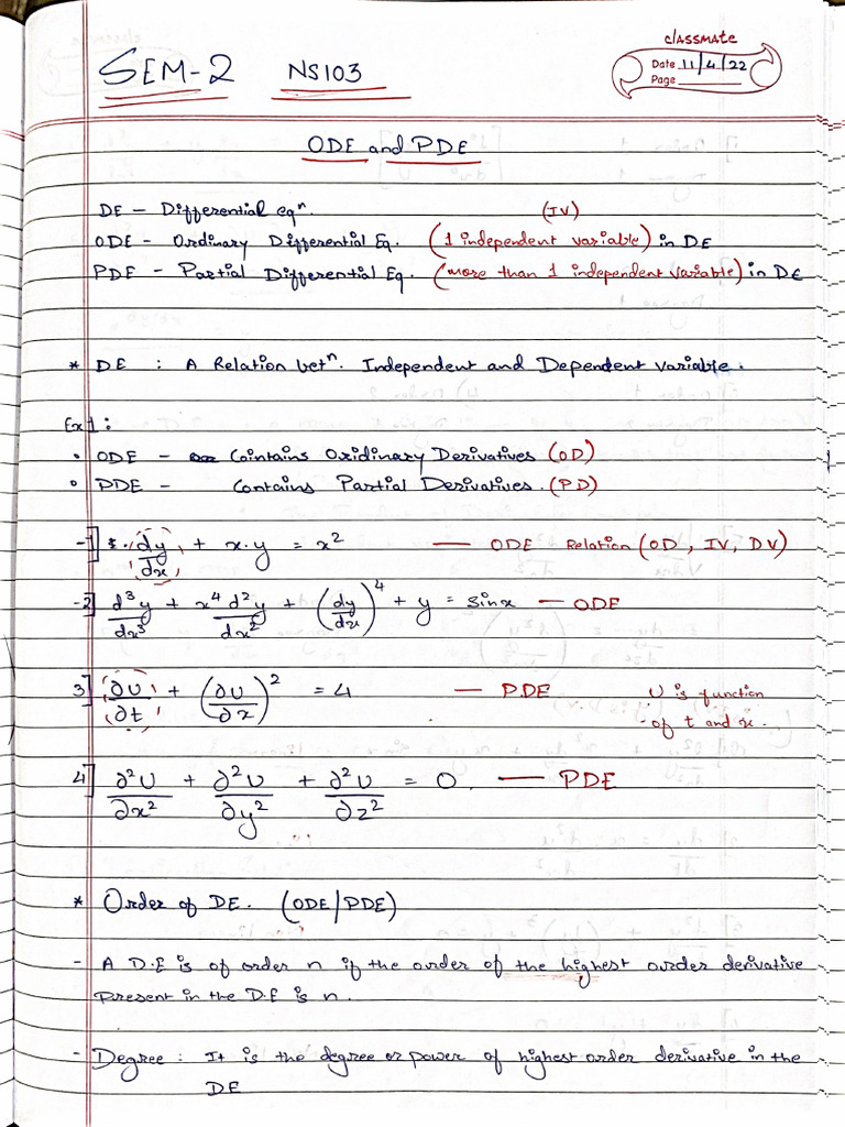 Maths Notes | PDF