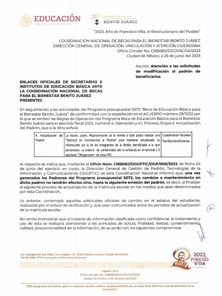 OFICIO CIRCULAR No CNBBBJ-DGOVAC-141-2023 | PDF OFICIO CIRCULAR No CNBBBJ-DGOVAC-141-2023 | PDF