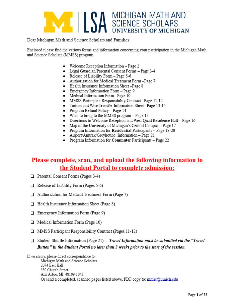 Student Information Packet 2023 | PDF | Insurance | Fee