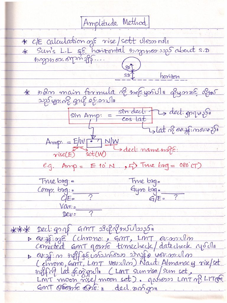 Amplitude method | PDF