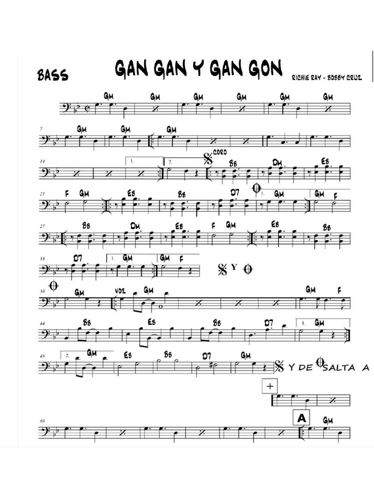 Gan Gan y Gan Gon Bass Web | PDF