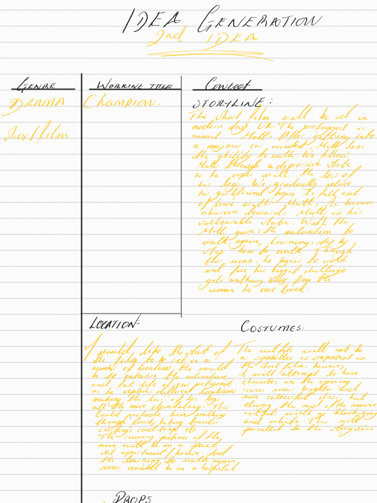 Idea Generation 3rd Idea | PDF