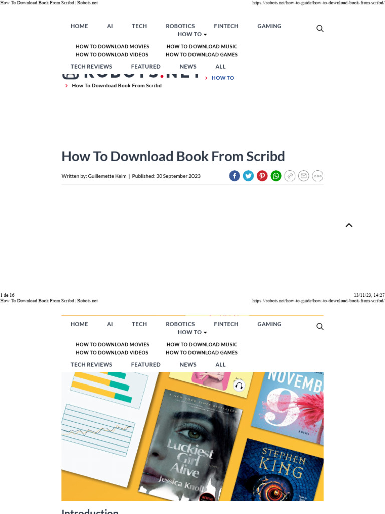Scribd Book Download Guide | PDF | Scribd | Books