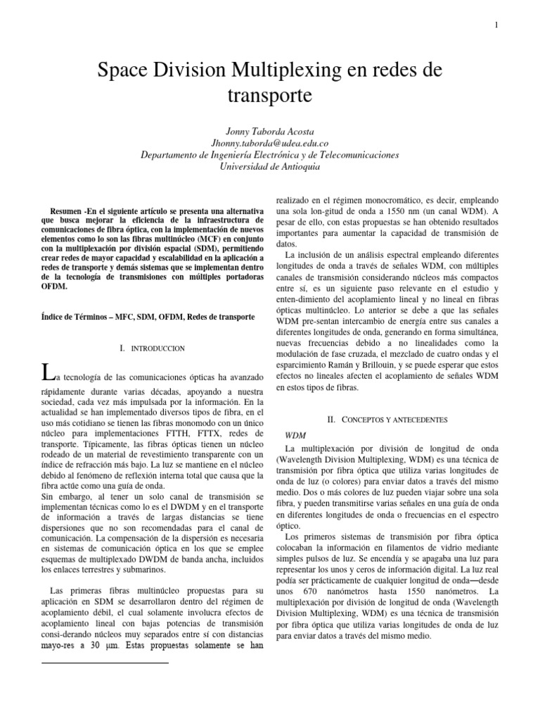 Articulo SDM | Descargar gratis PDF | Radiación electromagnética | Electrónica