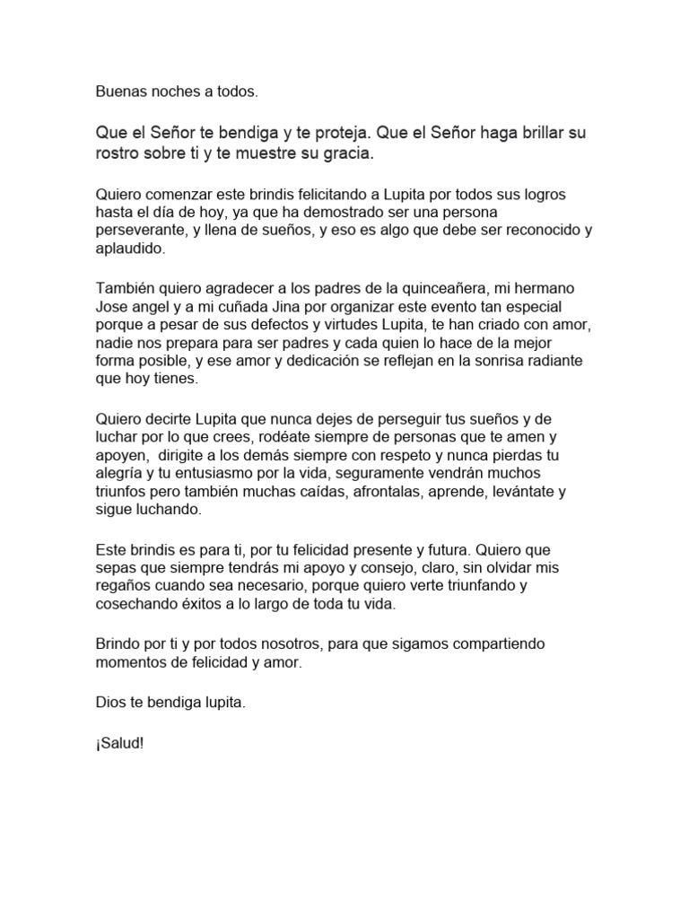 Brindis Sobrina Pdf