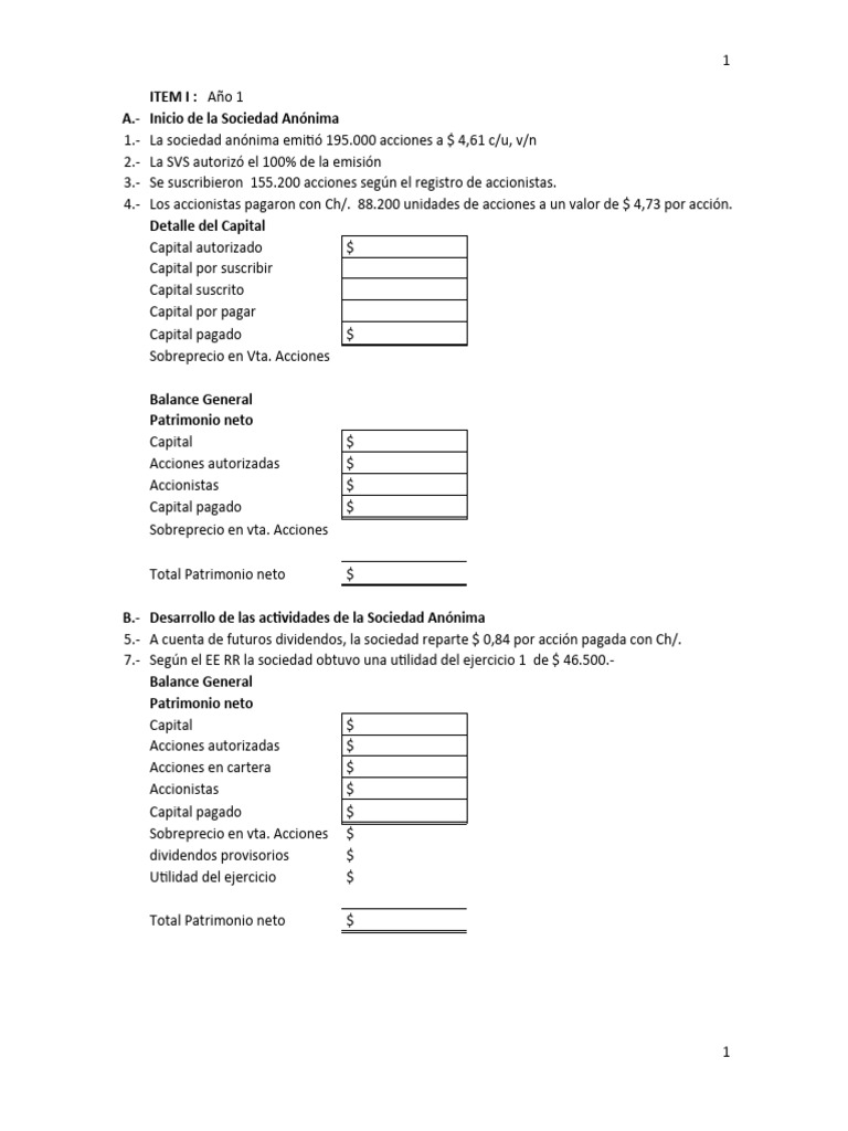 ECPN ej 3 | PDF | Dividendo | Compartir (Finanzas)