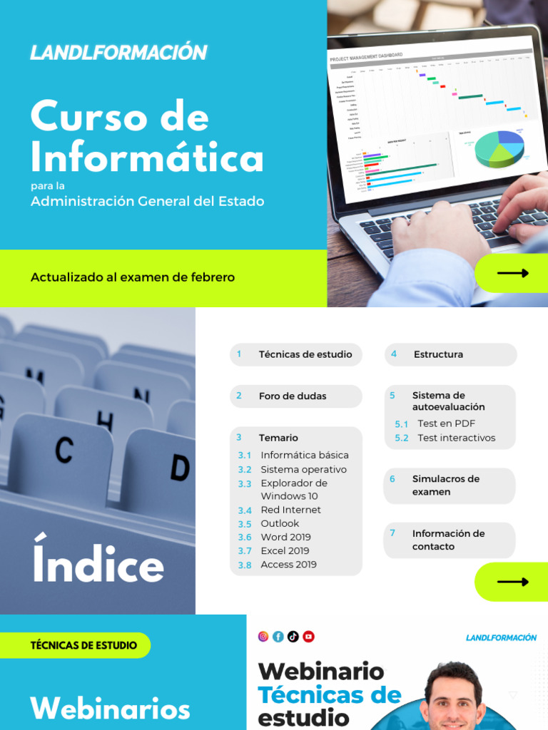 Informática LANDL Formacion | PDF | ciberespacio | Ciencias de la ...