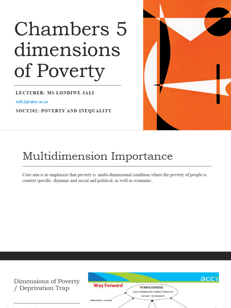 The 5 Dimensions of Poverty (1) | PDF | Poverty | Poverty & Homelessness