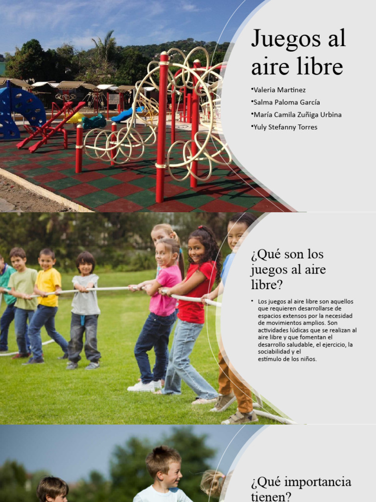 Juegos Al Aire Libre | PDF | Adultos | Autoestima