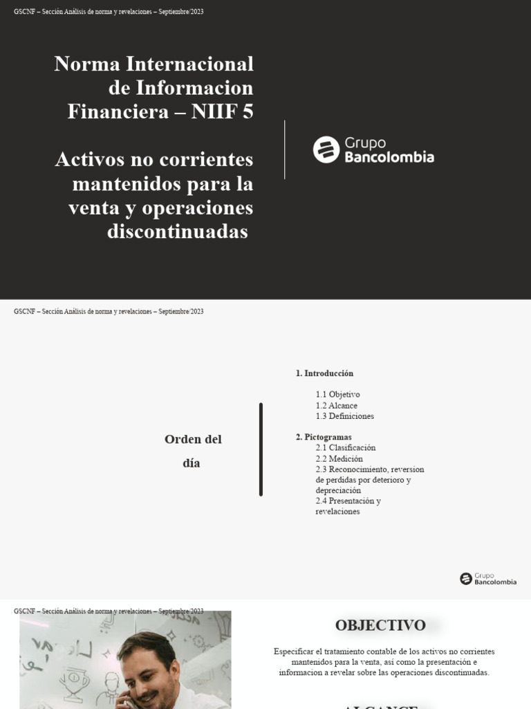 Niif 5 - Activos No Corrientes Mantenidos para La Venta | PDF | normas ...