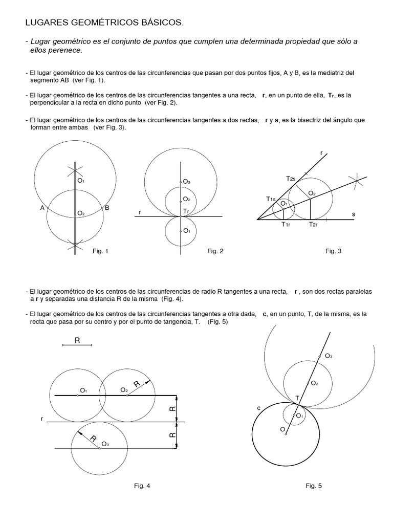 LUGARES GEOMÉTRICOS y Práctica SD_4 | PDF | Matemáticas | Matemática Elemental