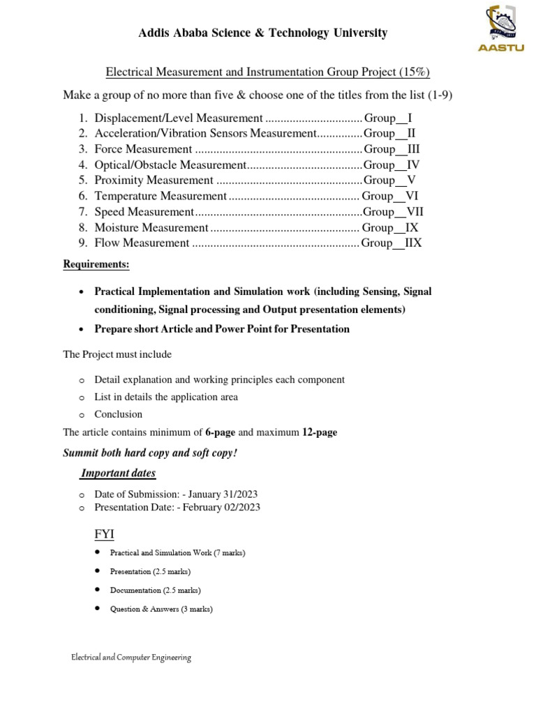 EMI Group Project | PDF