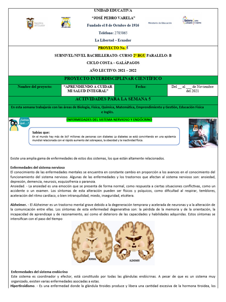 2 Bgu Agenda Proy 5 Sem 5 | PDF | Electricidad | Corriente eléctrica