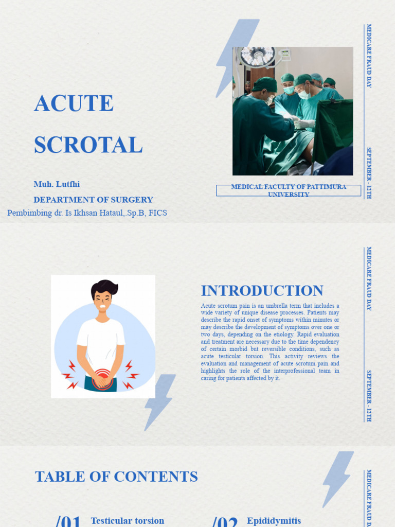 Referat Akut Skrotum | PDF | Medical Specialties | Clinical Medicine