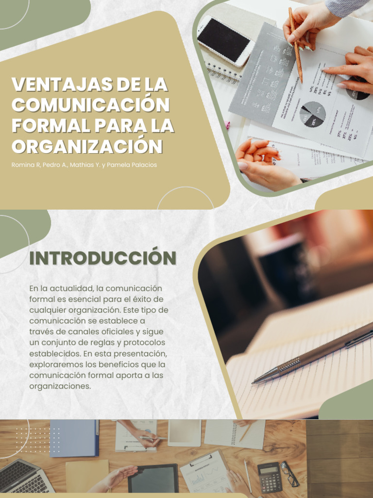 Ventajas de la Comunicación Formal | PDF | Comunicación | Toma de ...