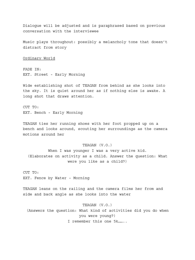 Documentary Script | PDF