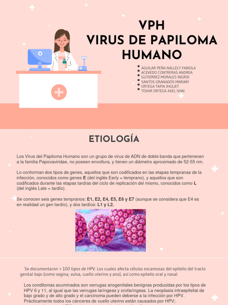 VPH | PDF | Medicina | Especialidades Medicas